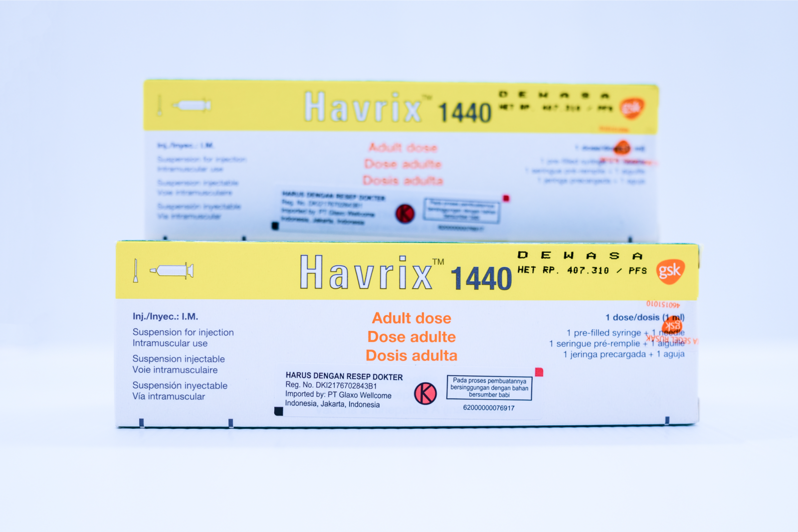 VAKSIN HAVRIX ADULT - Vaksin Hepatitis A (Hep A) Dewasa - imuni