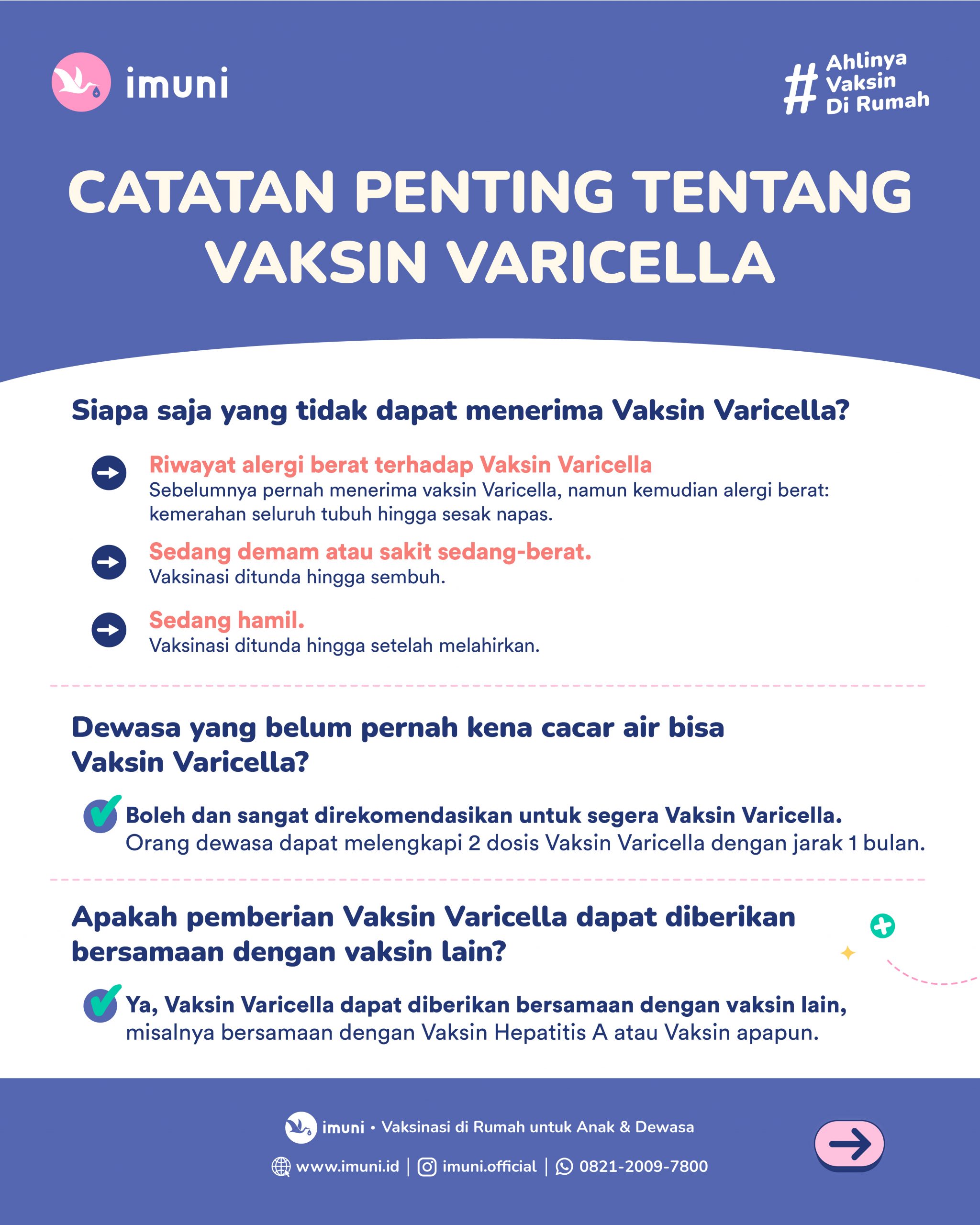 Cacar Air Mudah Menular! Cegah dengan Vaksin Varicella - imuni
