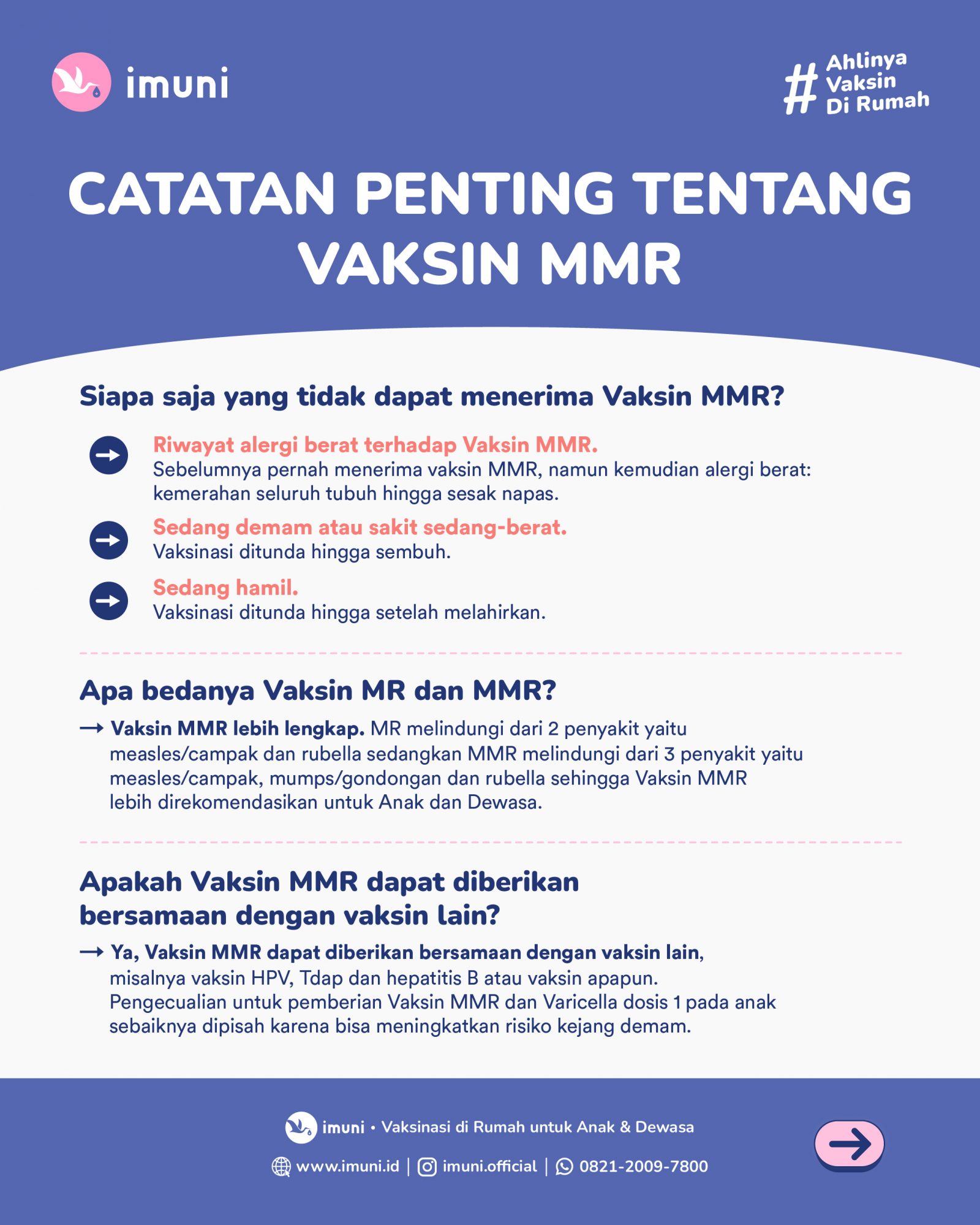 KENAPA VAKSIN MMR SANGAT PENTING? - imuni