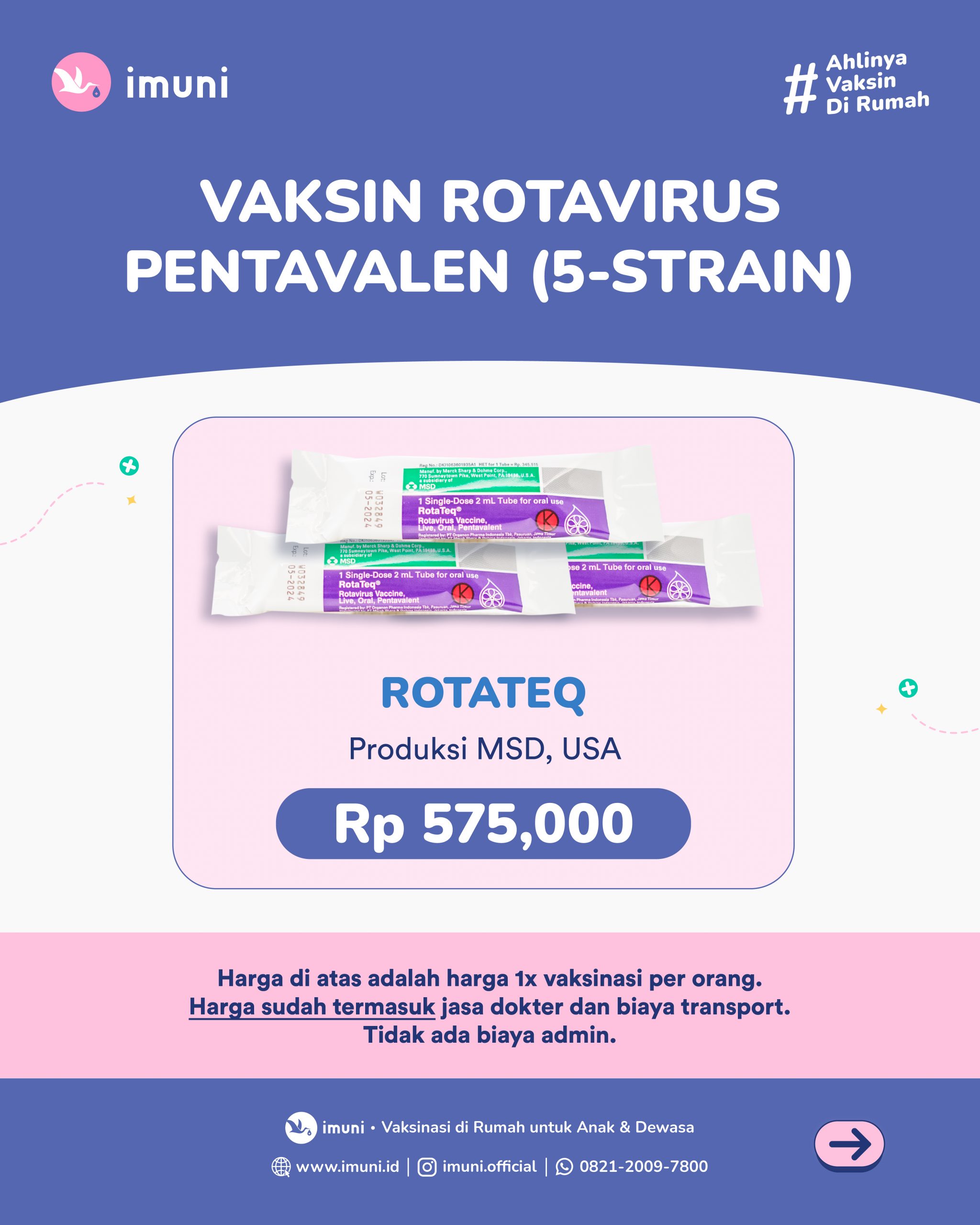 VAKSIN ROTAVIRUS CEGAH DIARE BERAT PADA ANAK - imuni