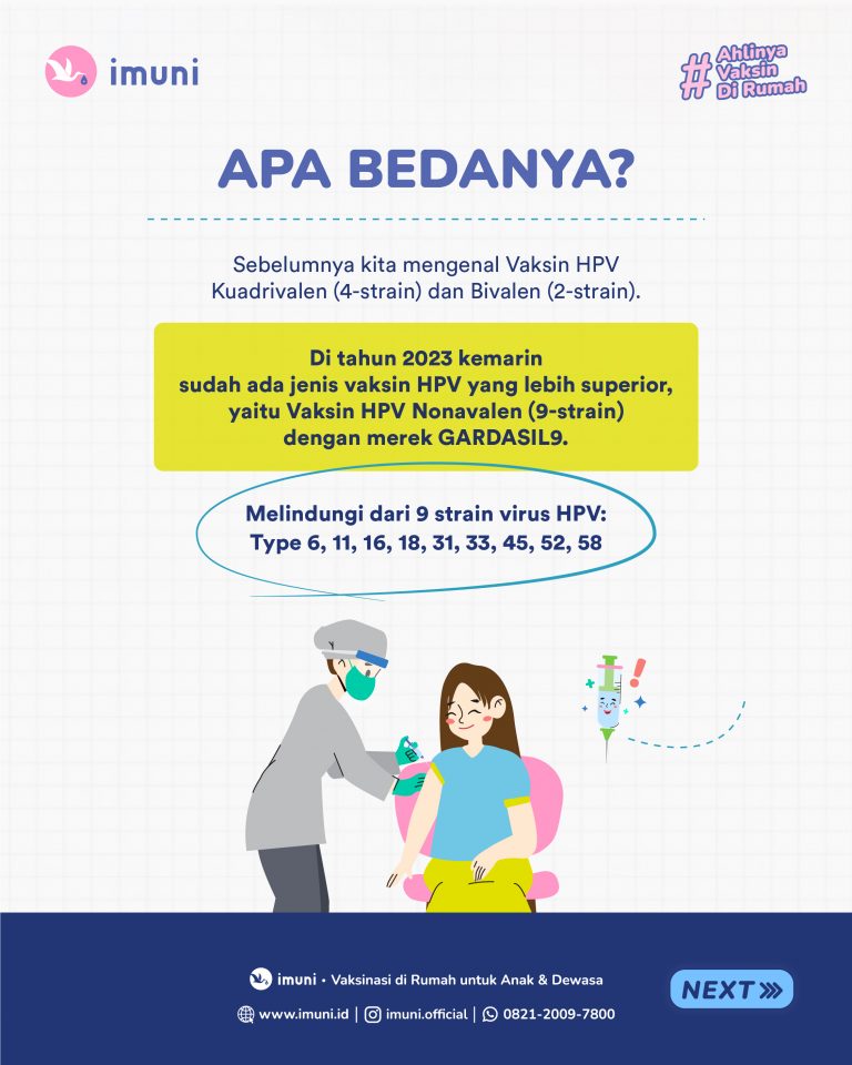 Vaksin Baru di 2023, Vaksin HPV9 (Nonavalen/9-strain) - Gardasil9