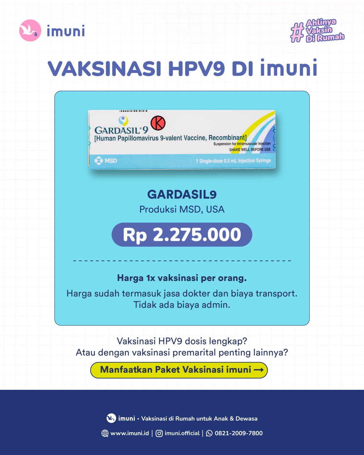 Vaksin Baru di 2023, Vaksin HPV9 (Nonavalen/9-strain) - Gardasil9