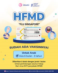 HFMD Flu Singapore SUDAH ADA VAKSINNYA! - INLIVE - imuni