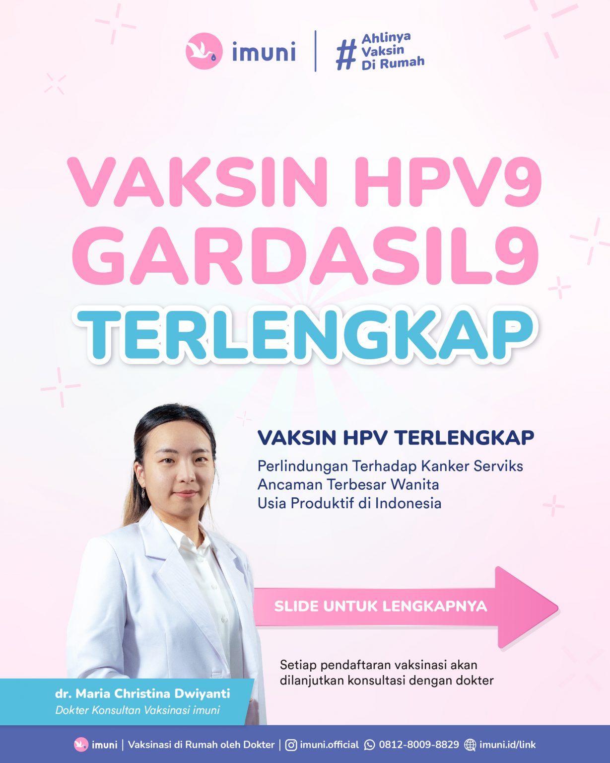 VAKSIN HPV9 PALING LENGKAP - GARDASIL9 - imuni
